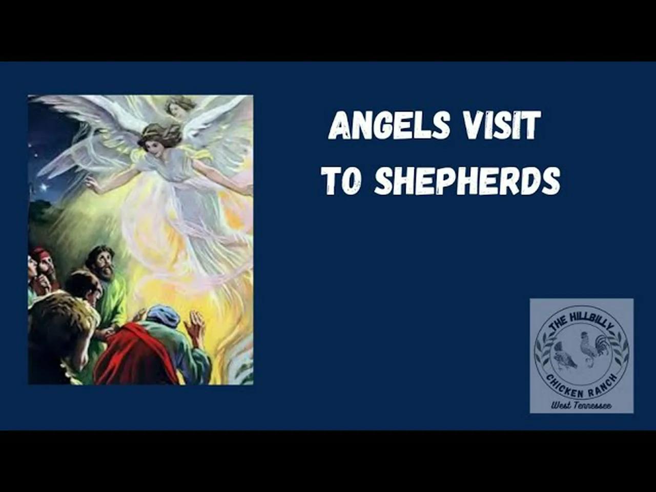 ANGELS VISIT TO SHEPHERD'S #devotional #kjv