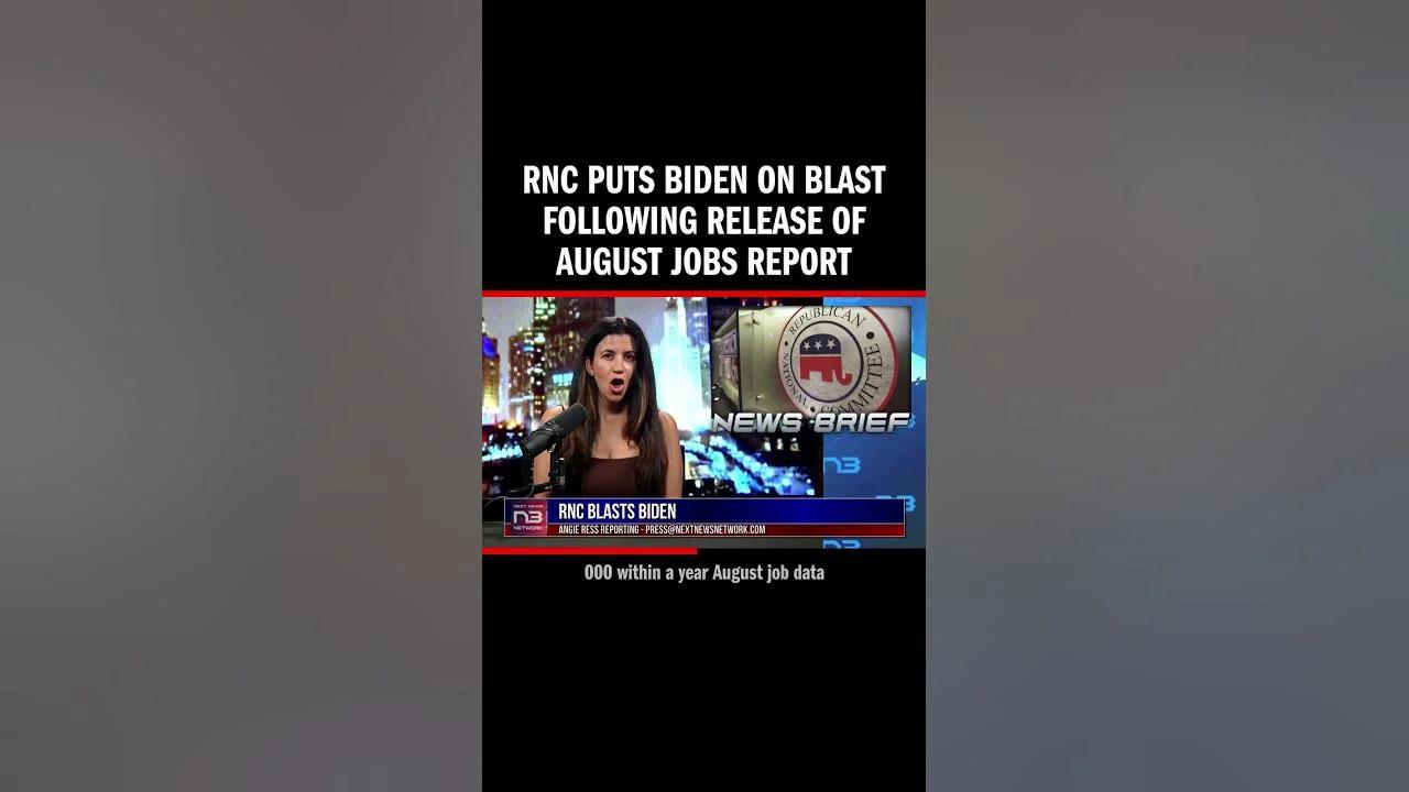 RNC Puts Biden on Blast Following Release of August Jobs Report