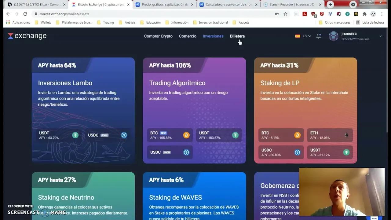 Tutorial para hacer staking en la plataforma Waves