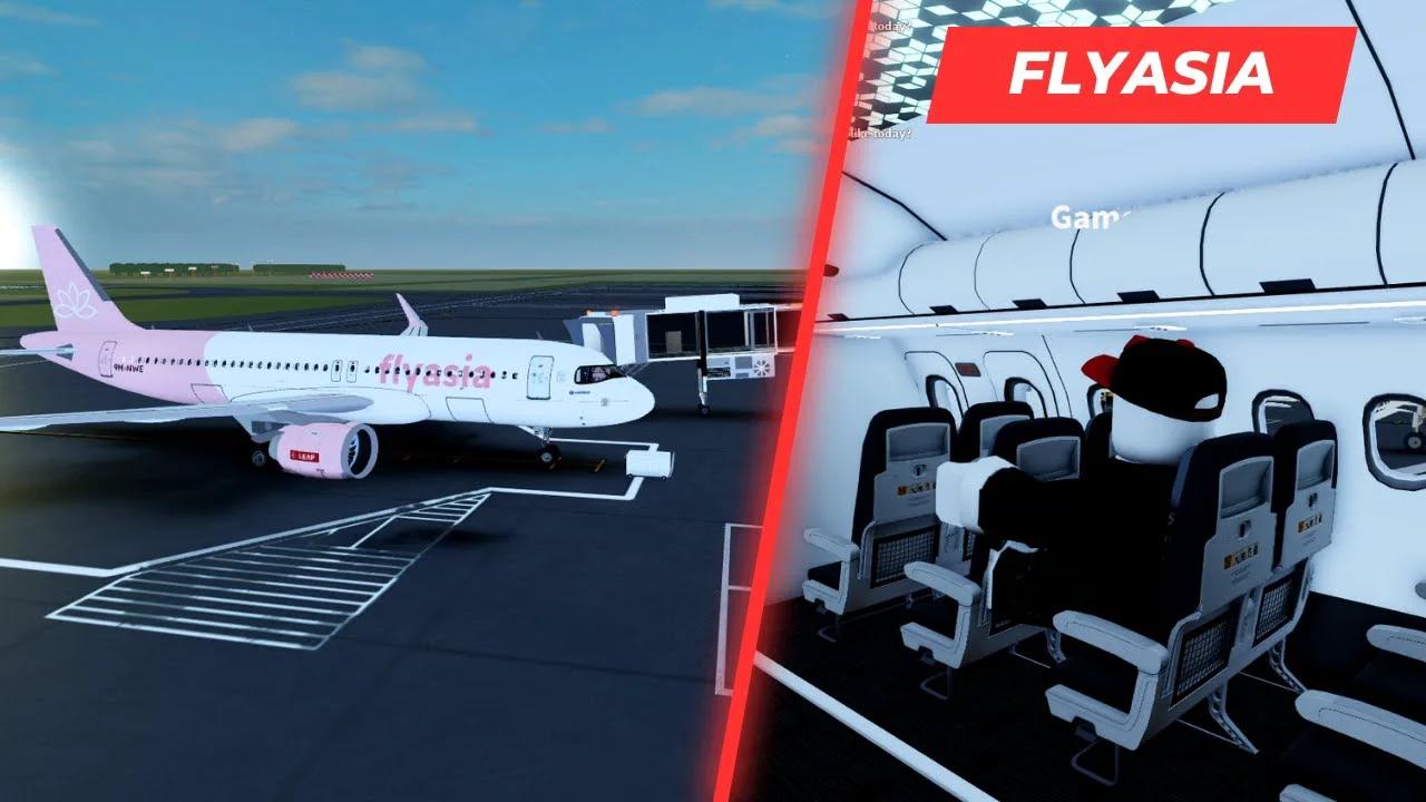 ROBLOX | FlyAsia | Airbus A320 | Economy Class (Airline Review/ Flight ...