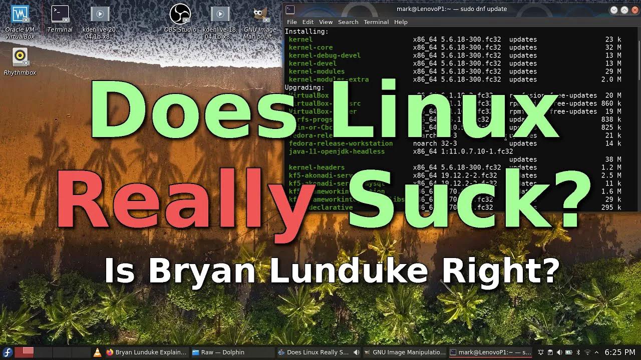 Does Linux Really Suck?