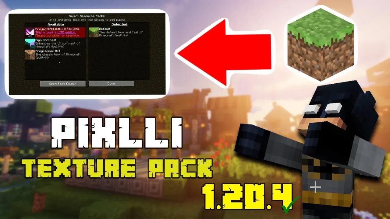 How To Download & Install Pixlli Texture Pack for Minecraft 1.20.4
