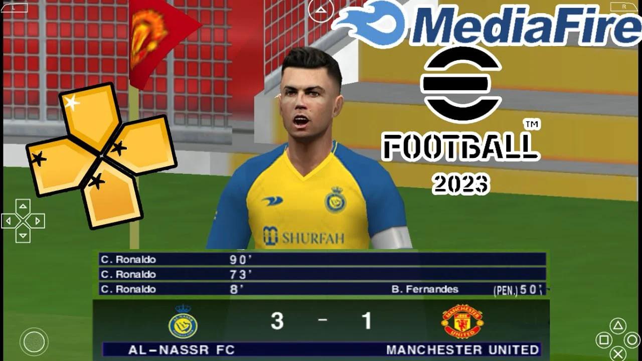eFootball PES 2023 en PSP/ppsspp Gameplay + Link ISO (Android/PC)
