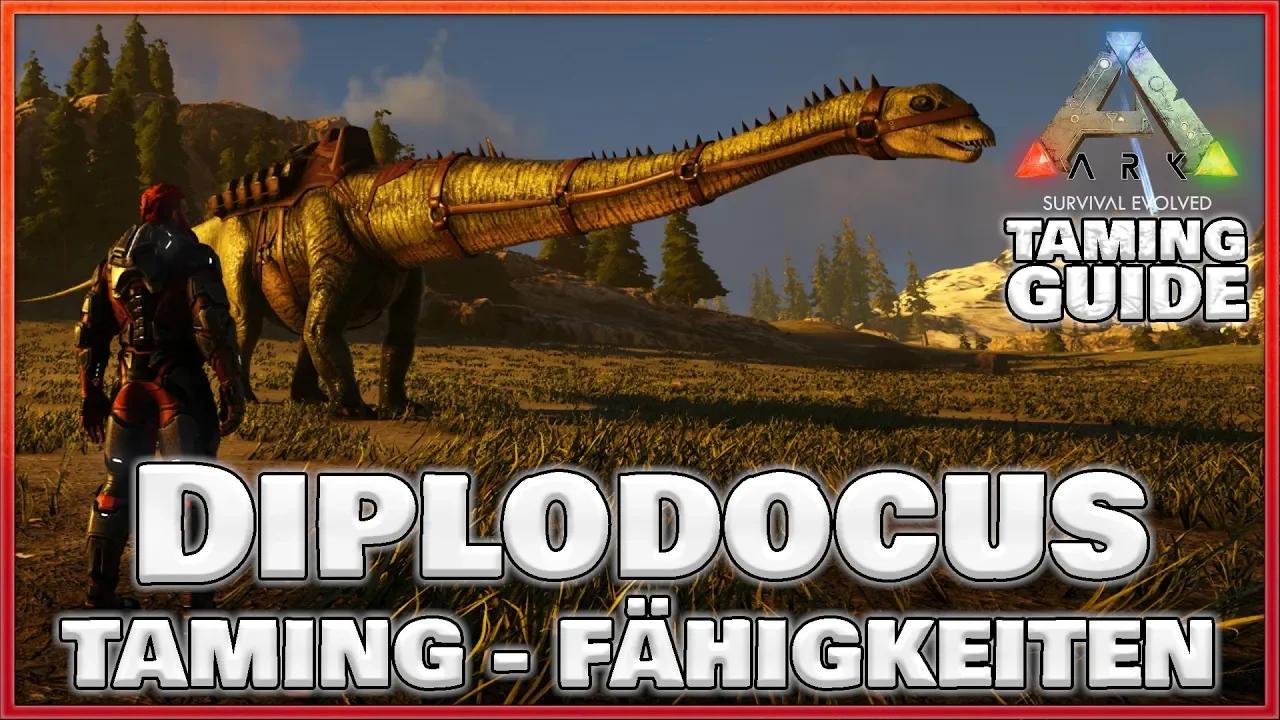 ARK TAMING GUIDE ★ DIPLODOCUS zähmen und Fähigkeiten | ARK: Survival ...