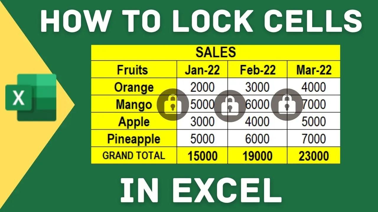 How To Lock Specific Cells In Excel - Step By Step Guide