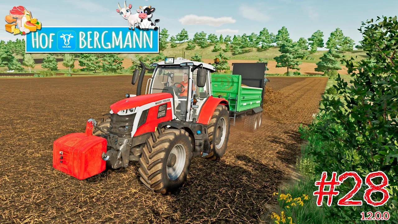 FS22 | TIRANDO ESTIÉRCOL y FIN de SIEMBRA #28 | HOF BERGMANN 1.2.0.0 ...