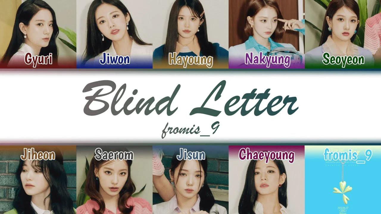 fromis_9 (프로미스나인) - Blind Letter - Deutsche Übersetzung | German Color Code Lyrics [Han/Rom/Ger]