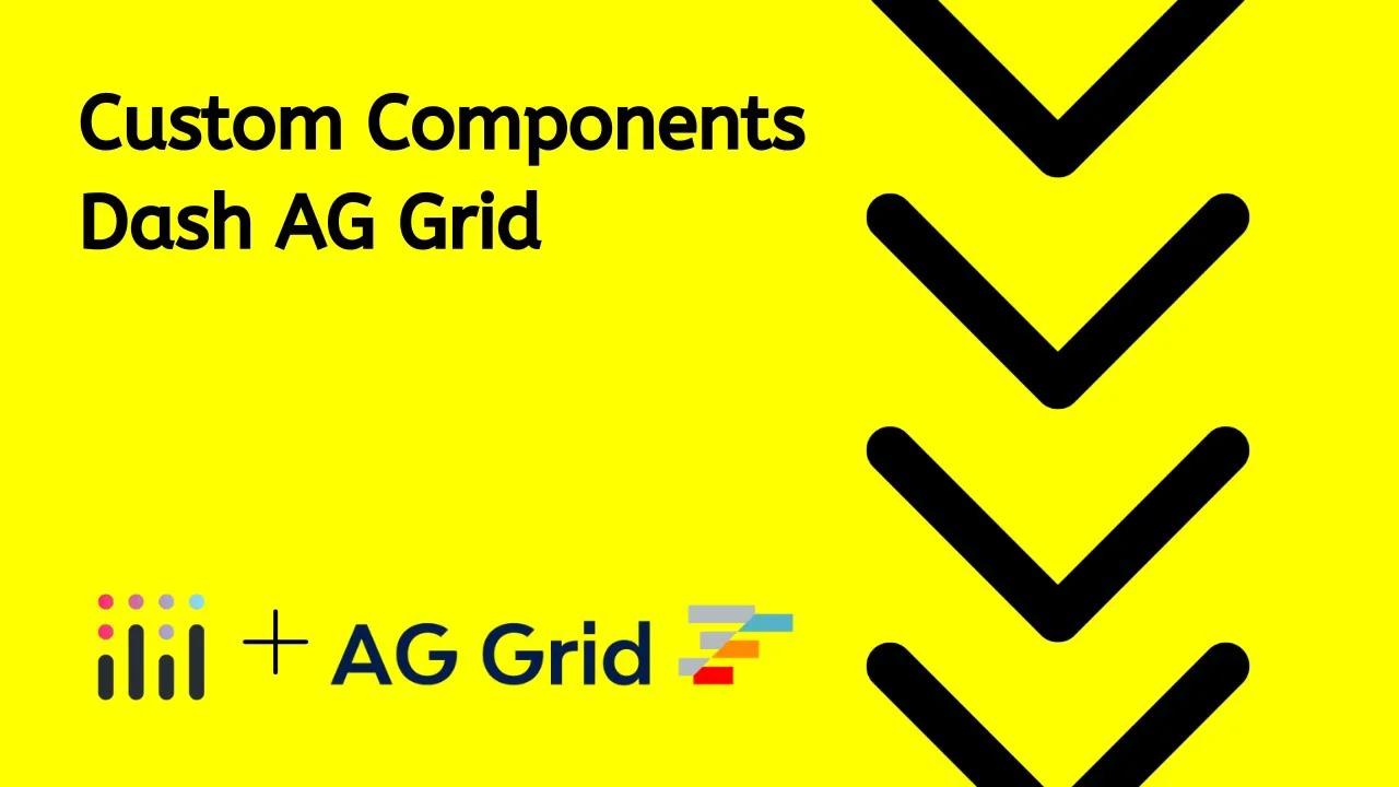 Dash Ag Grid Adding Custom Components