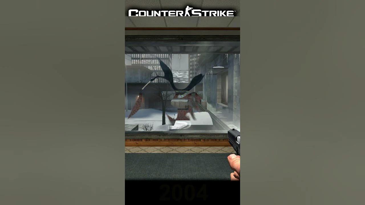 Counter-Strike Glass Physics Evolution (2000-2023) or Glass breaking - Evolution