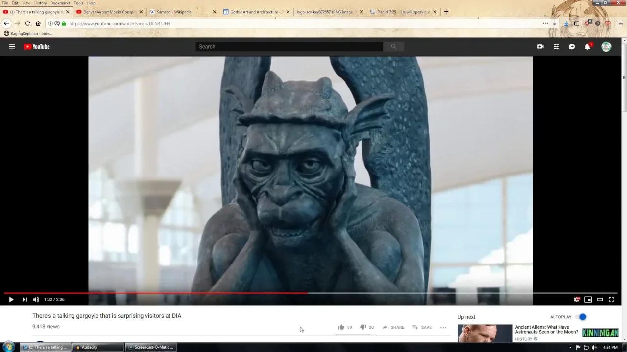 Denver Airport Now Has A Talking Gargoyle
