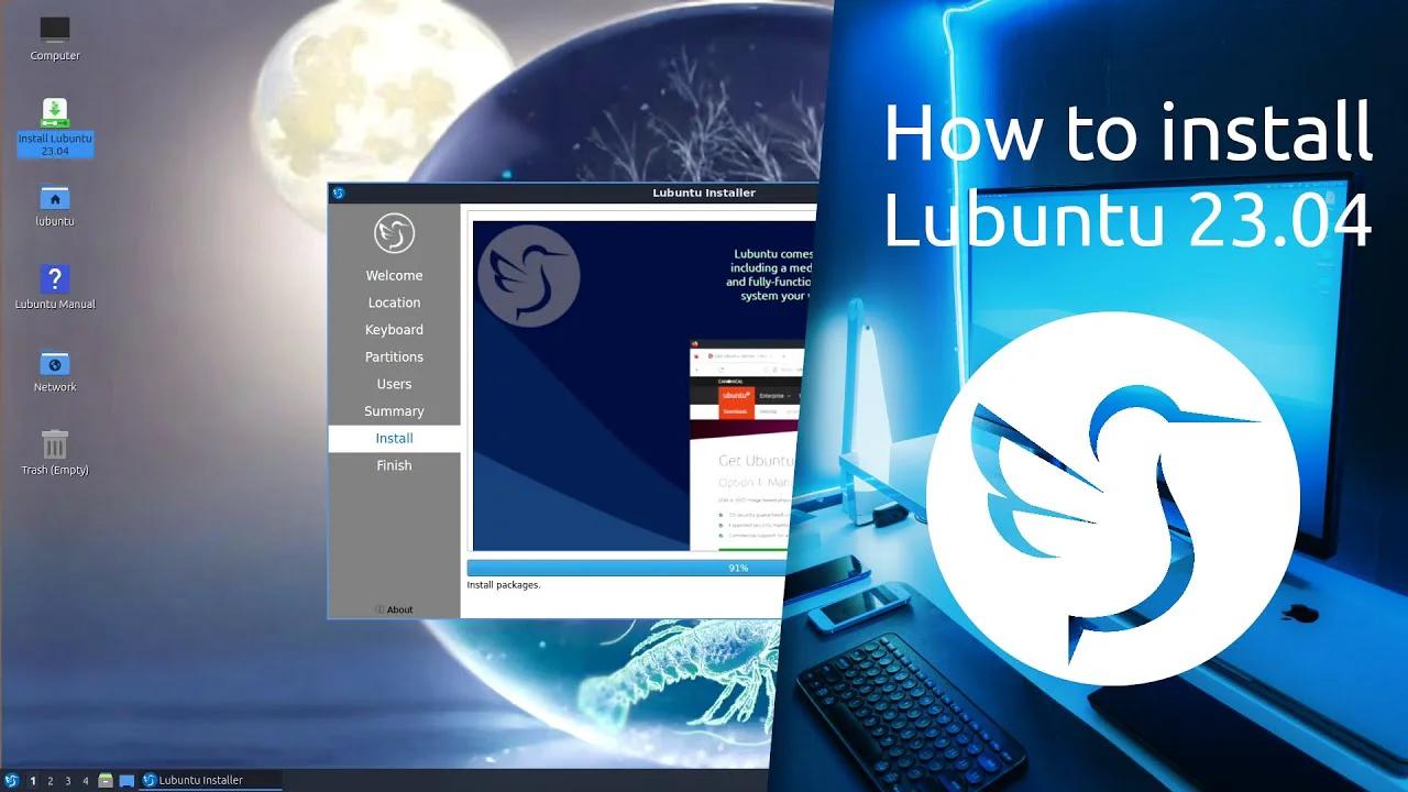 How to install Lubuntu 23.04