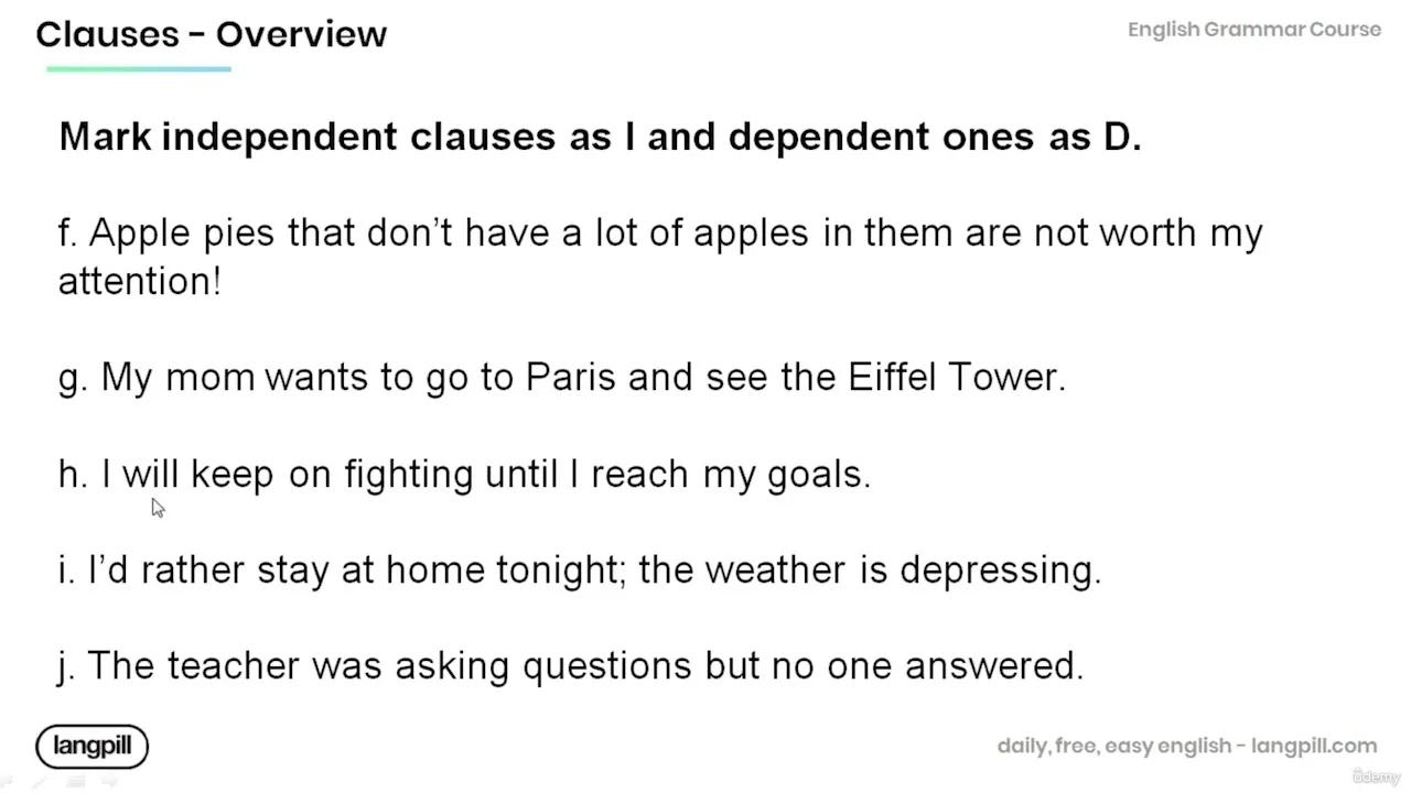 004 Practice it! Clauses What Are They