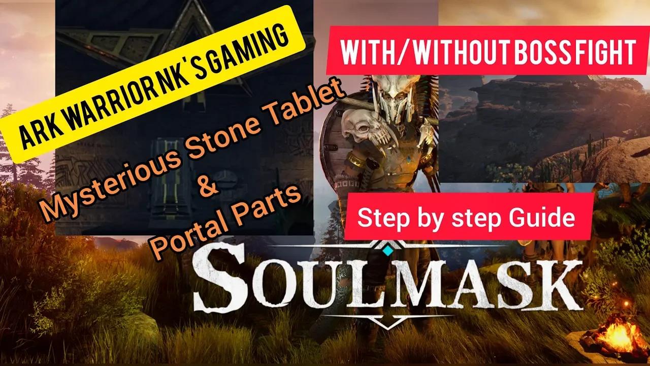 Mysterious Stone Tablet with/without boss fight, Portal Parts, Ancient ...