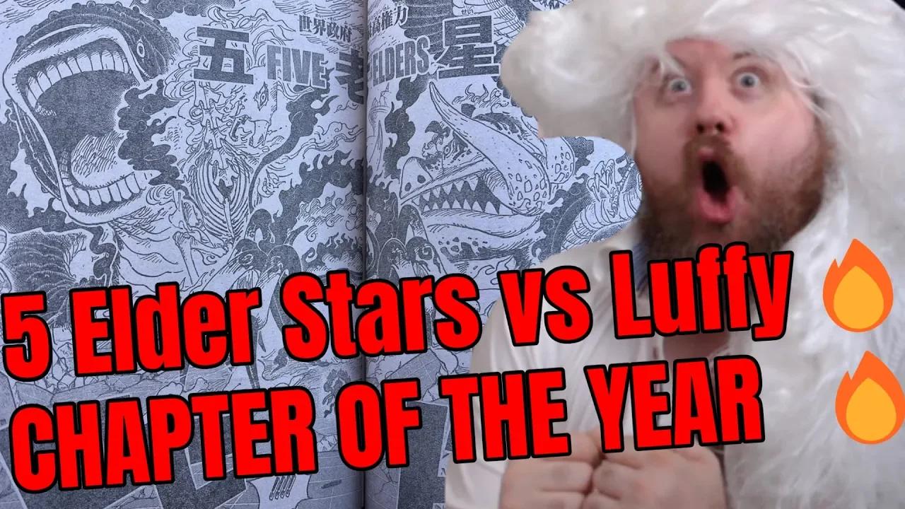 5 Elder Stars vs Luffy CHAPTER OF THE YEAR 🔥 | One piece Chapter 1110 ...