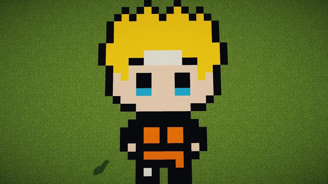 Naruto Minecraft Pixel Art