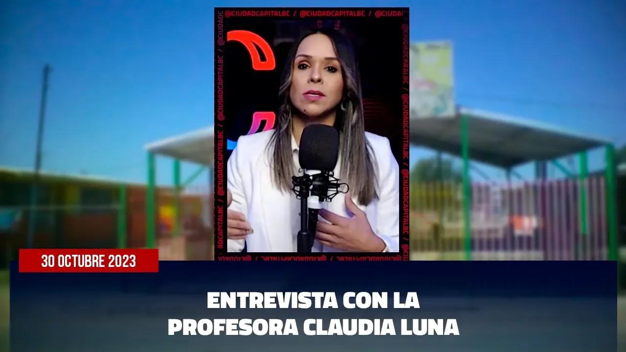Entrevista con la profesora Claudia Luna