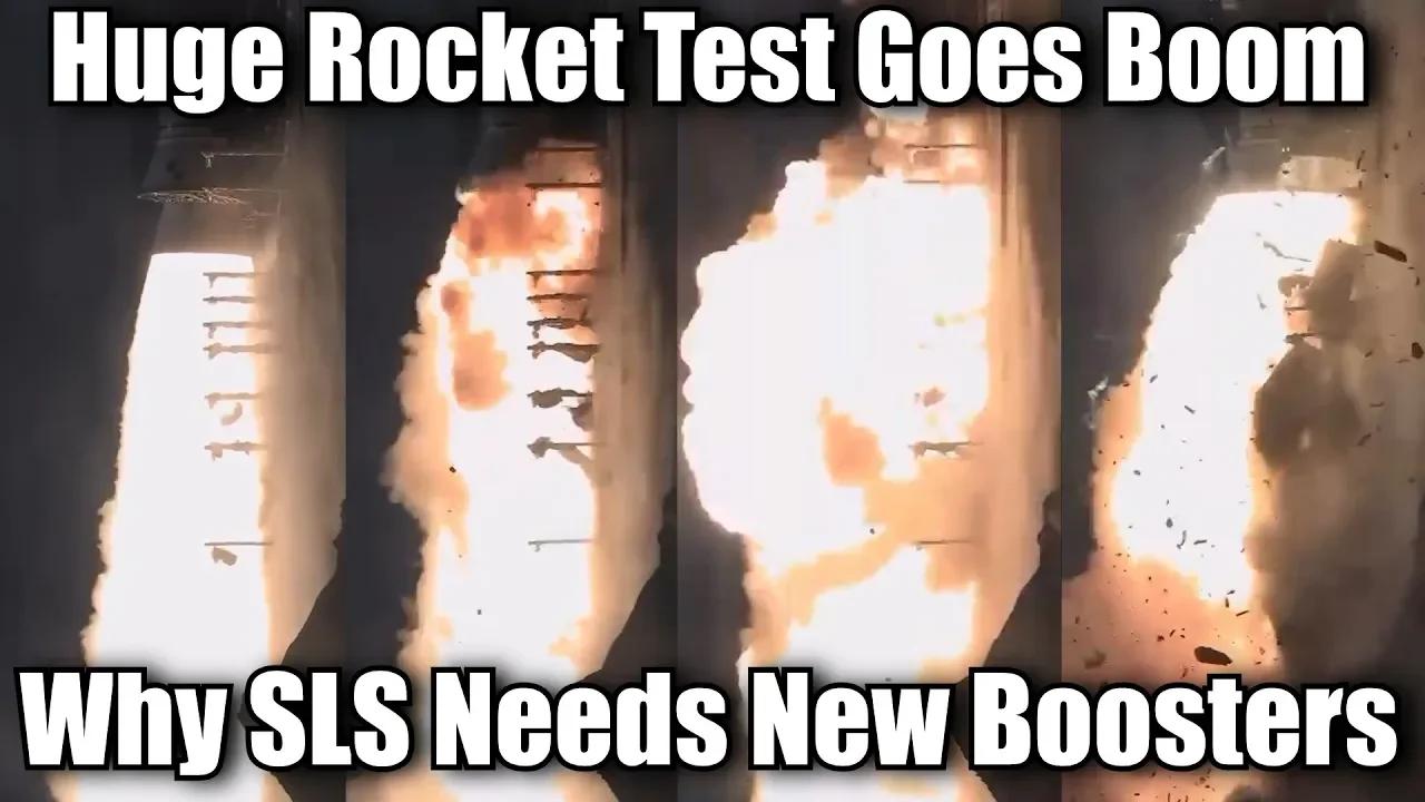 NASA's Future SLS Booster Just Failed Its First Test