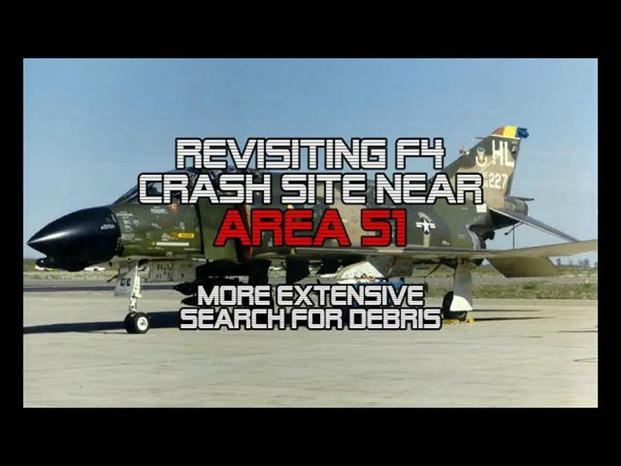 F4 Crash Site Exploration 2023 Near Area 51