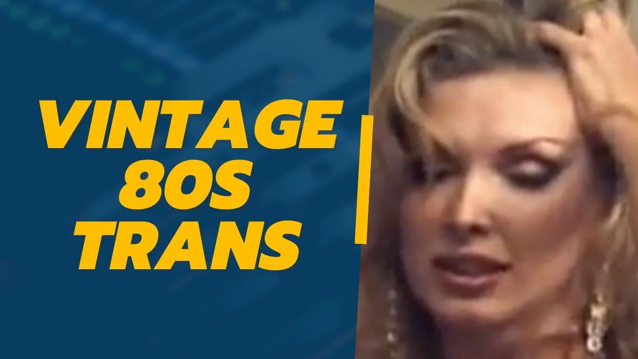 Trans Beauty Portrait - Vintage 80s Trans - LGBT Transgender and Music
