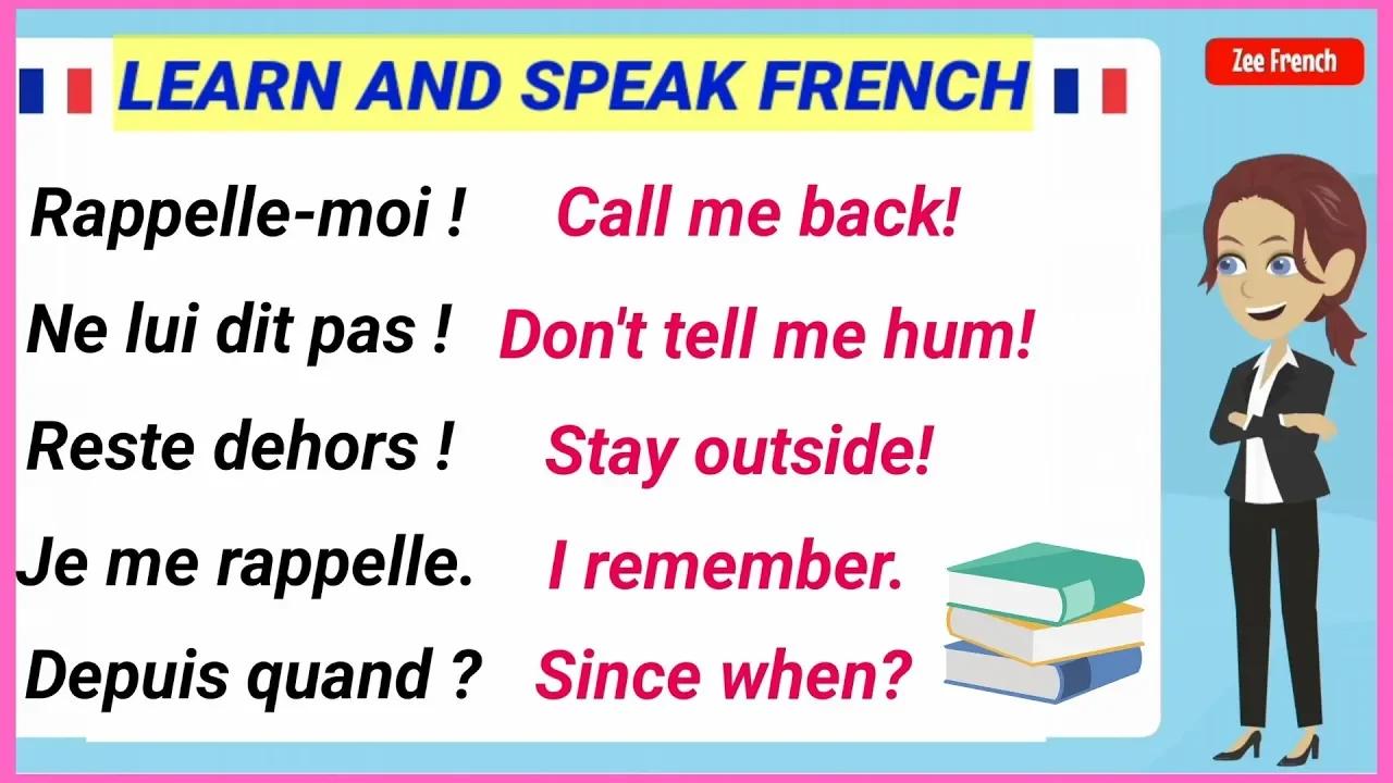 Simple French Phrases for Beginners – Learn in a Flash! 🇨🇵 Part (3)
