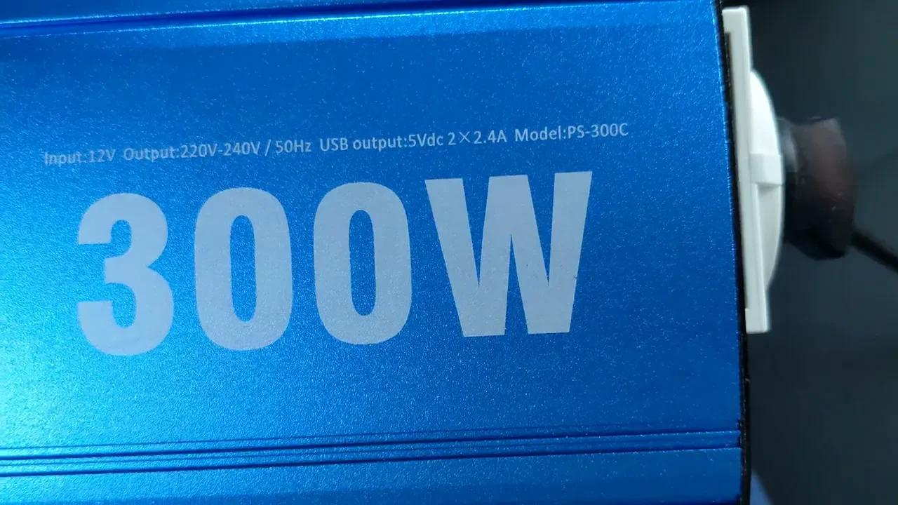 Giandel PS-300C 300 Watt Sinus Wandler - kleiner Praxistest