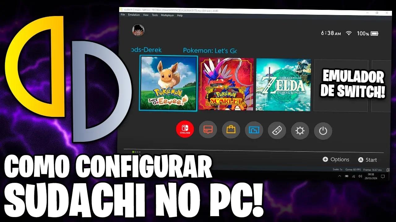 SUDACHI EMULATOR GUIA COMPLETO! | Emulador de SWITCH para PC! | Como Configurar o SUDACHI no PC!