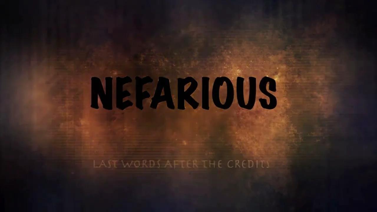 Nefarious 2023 movie - last words AFTER the credits