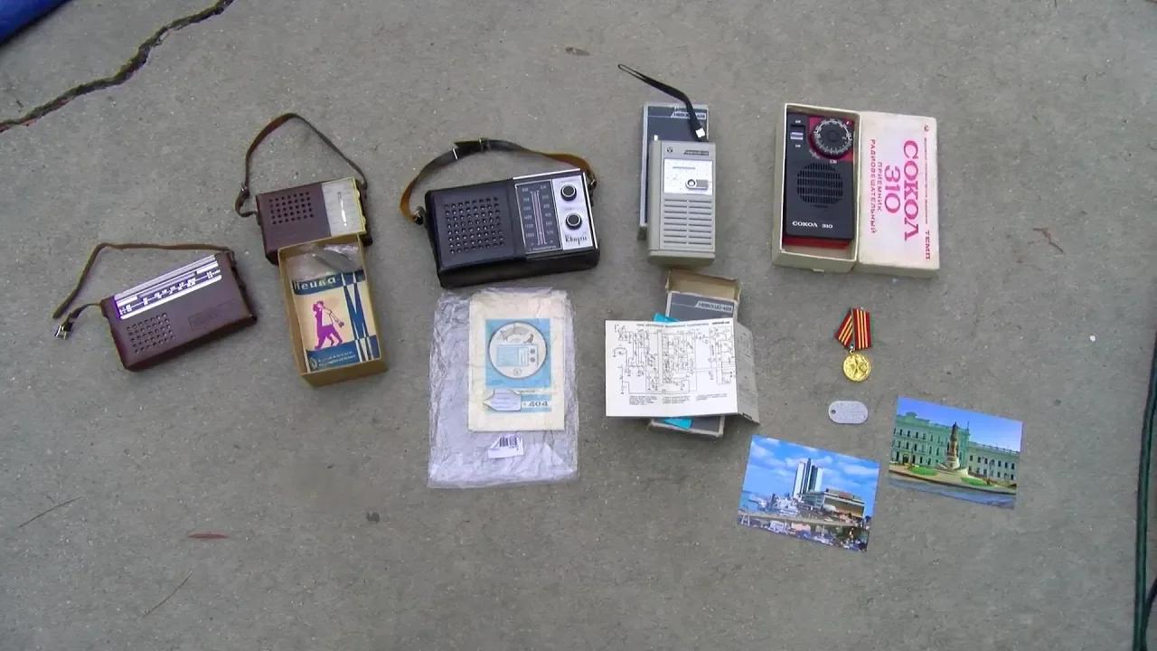 Unboxing 5 Vintage Soviet Transistor Radios