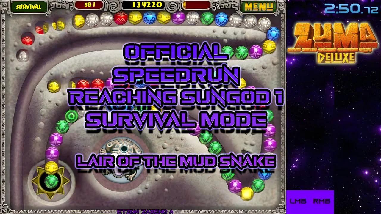 Zuma Deluxe [SPEEDRUN] | 2:50.72 RT / Reach SG1 Survival Mode - Lair of ...