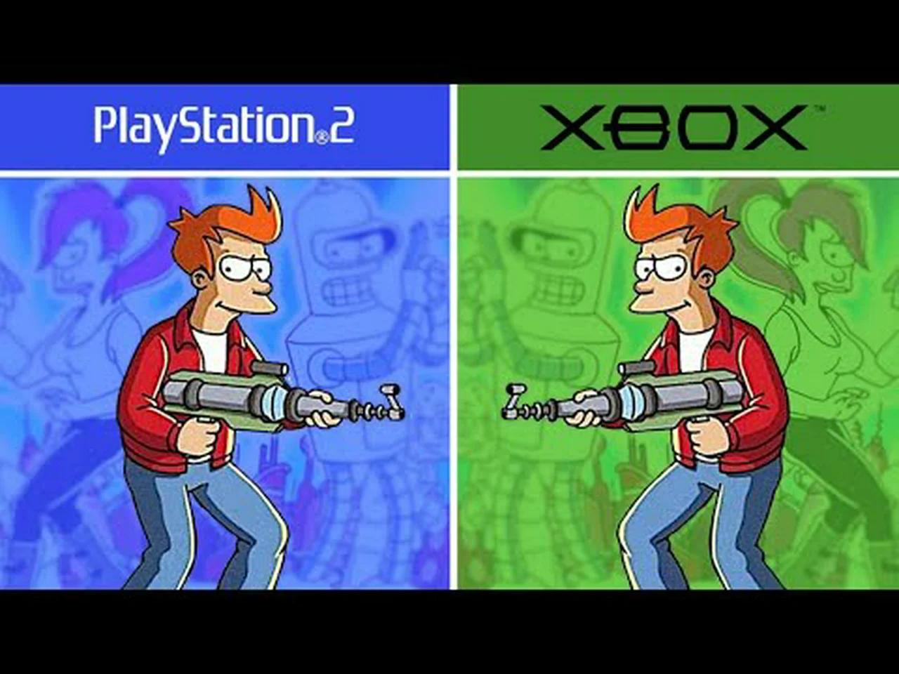 Futurama | PS2 vs Xbox vs PCSX2 vs CXBX Reloaded Comparison