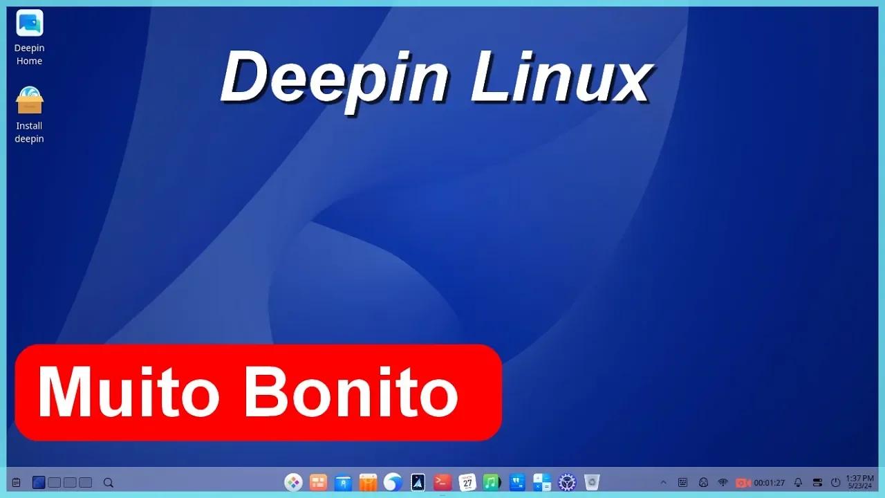 Deepin 23. Uma das distros mais bonitas do Mundo Linux.