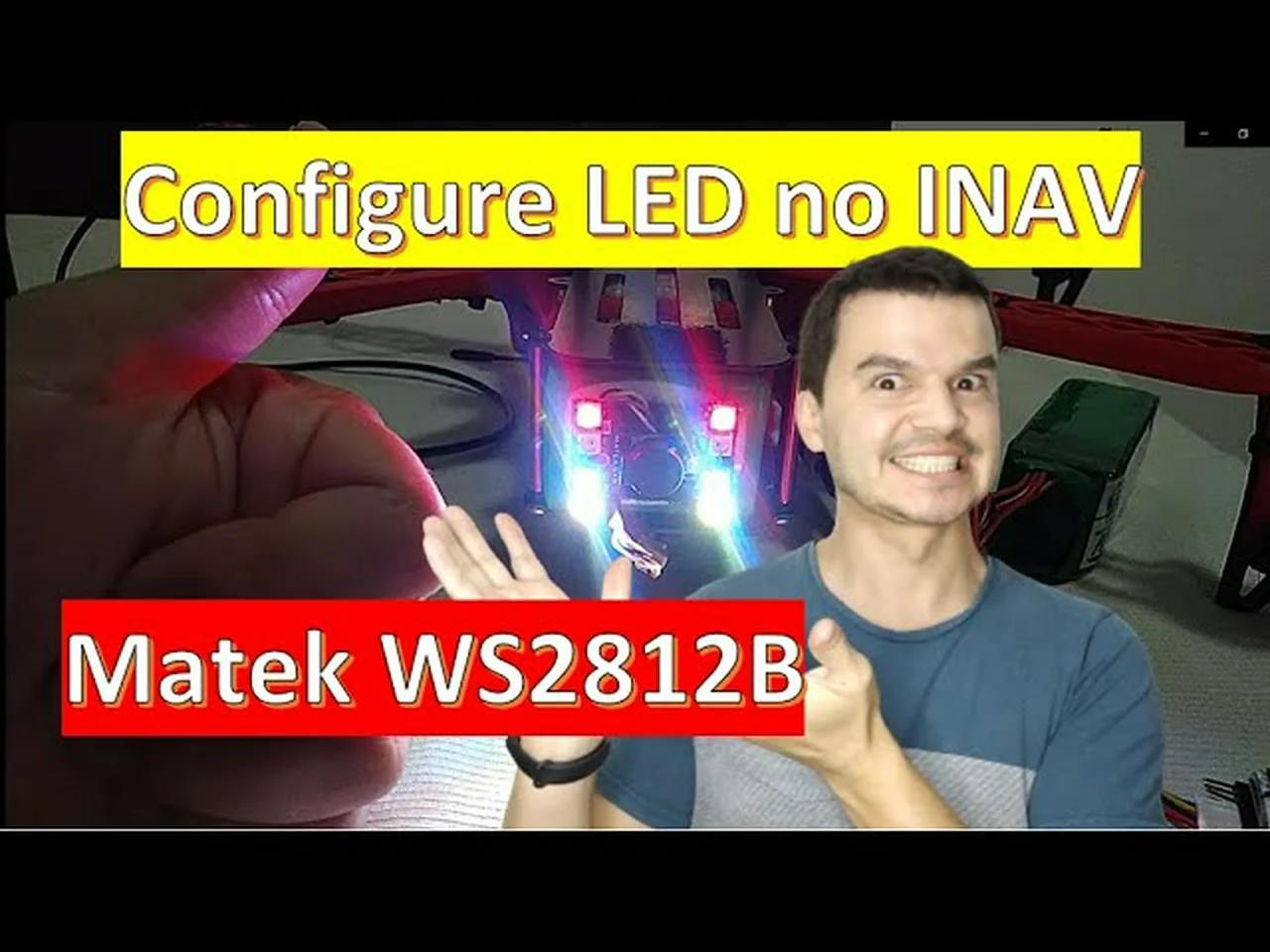 LED TAIL com Buzzer da MATEK WS2812B no INAV – Em português!!!