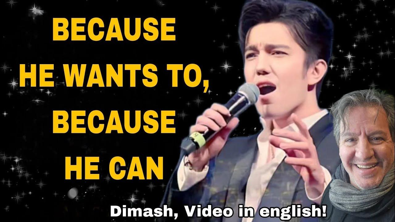 DIMASH | The Latest | New Song 'WHEN I'VE GOT YOU' | Vocal Coach Reaction