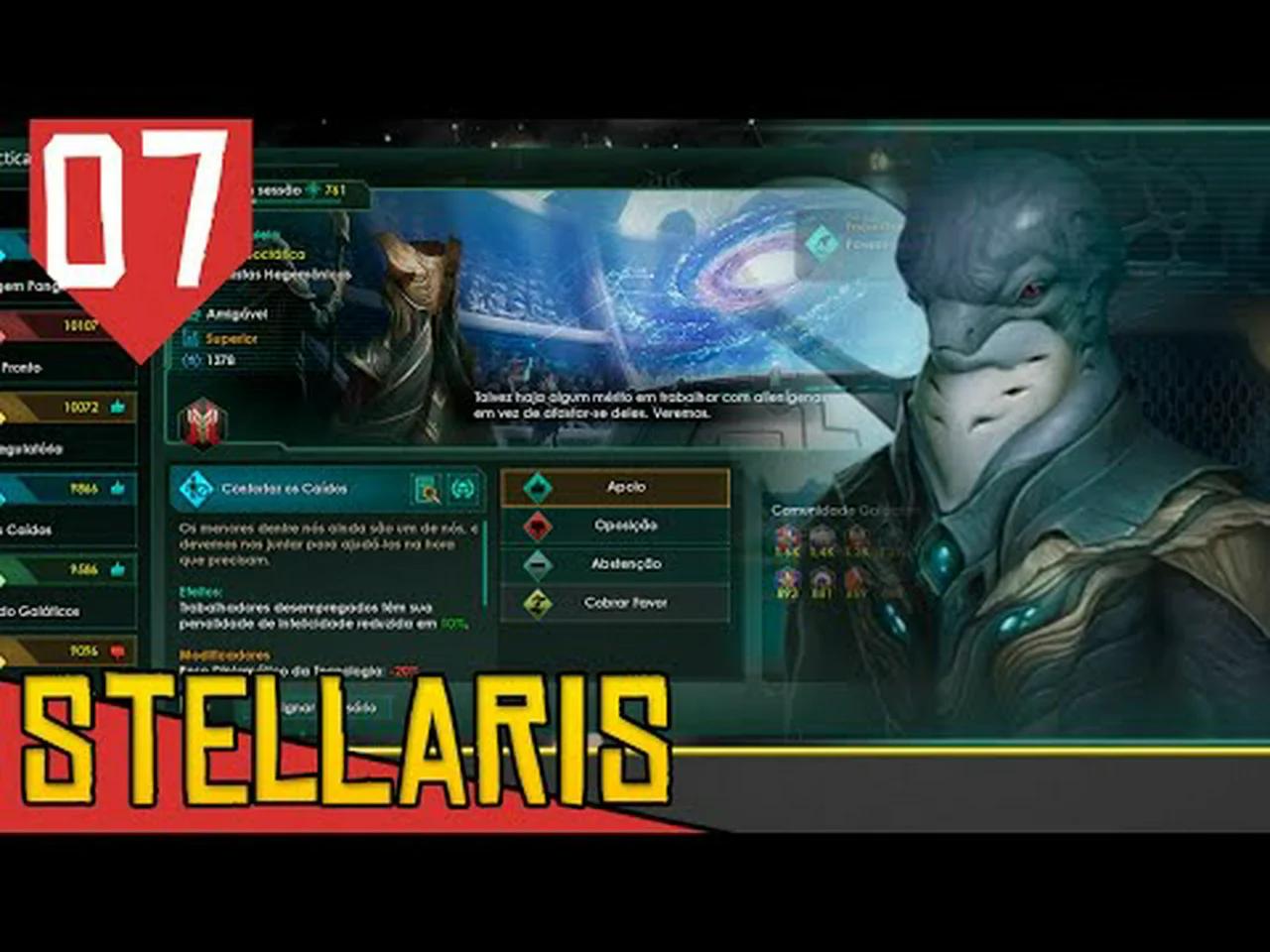 Comunidade GALATICA - Stellaris Overlord #07 [Gameplay PT-BR]