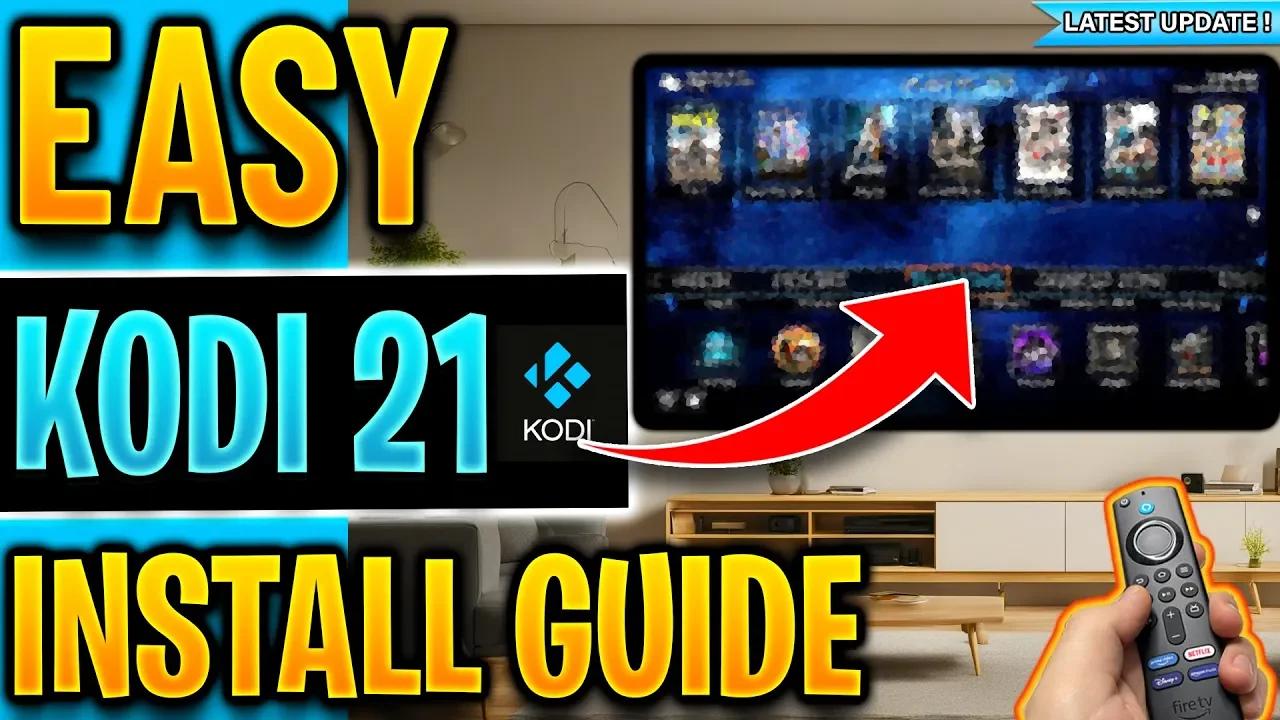 🔴NEW KODI 21 Omega Easy Install Guide Firestick / Android TV