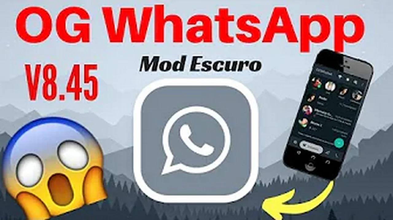 CONFIRA!! Novo OG WhatsApp Oficial V8.45 Com Nova Interface (Atualizado 2020)