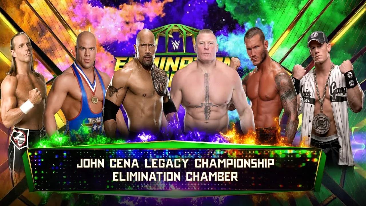 John Cena Biggest Rival In Elimination Chamber Who Win The John Cena ...