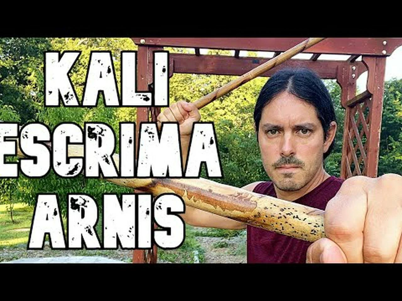 Double Stick Fighting Training (with Footwork) | Filipino Kali Escrima ...