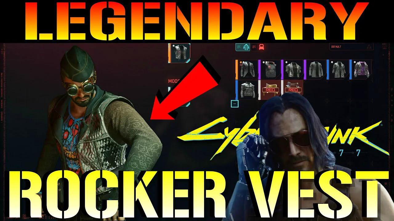Cyberpunk 2077: Legendary Rocker Vest! How To Get It (Legendary Guide ...