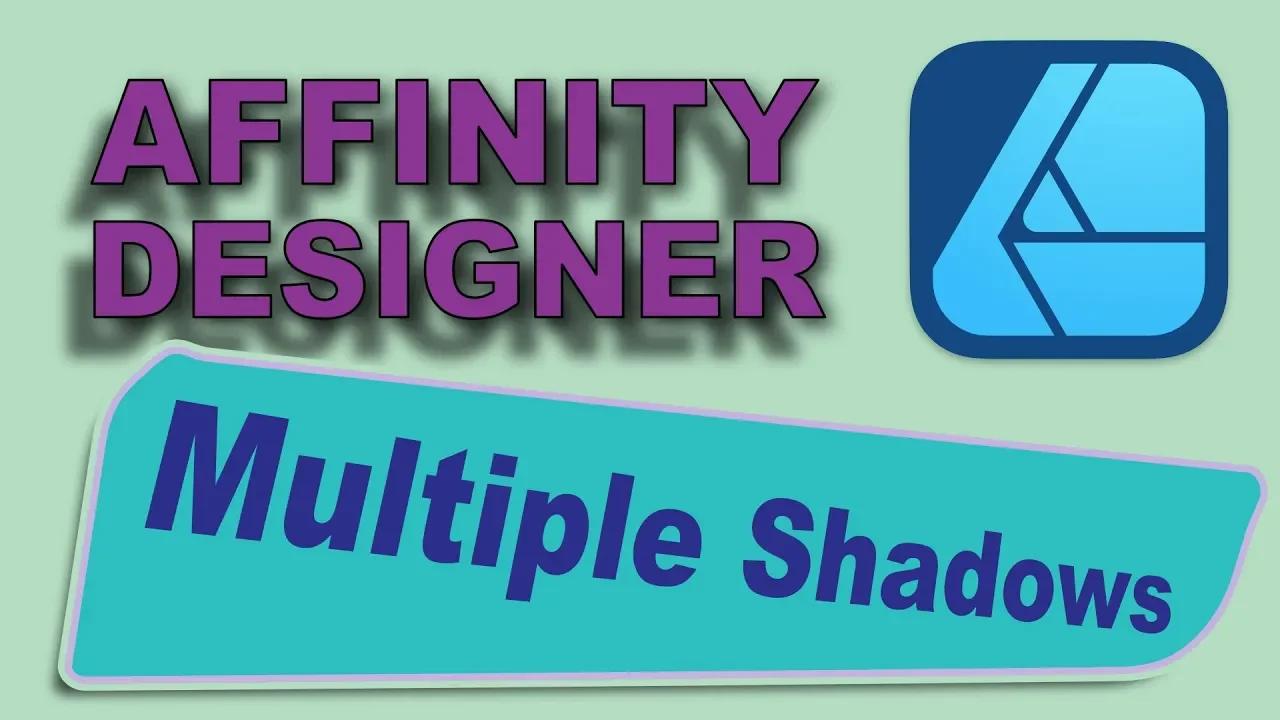 Affinity Designer 2 Multiple outer shadows