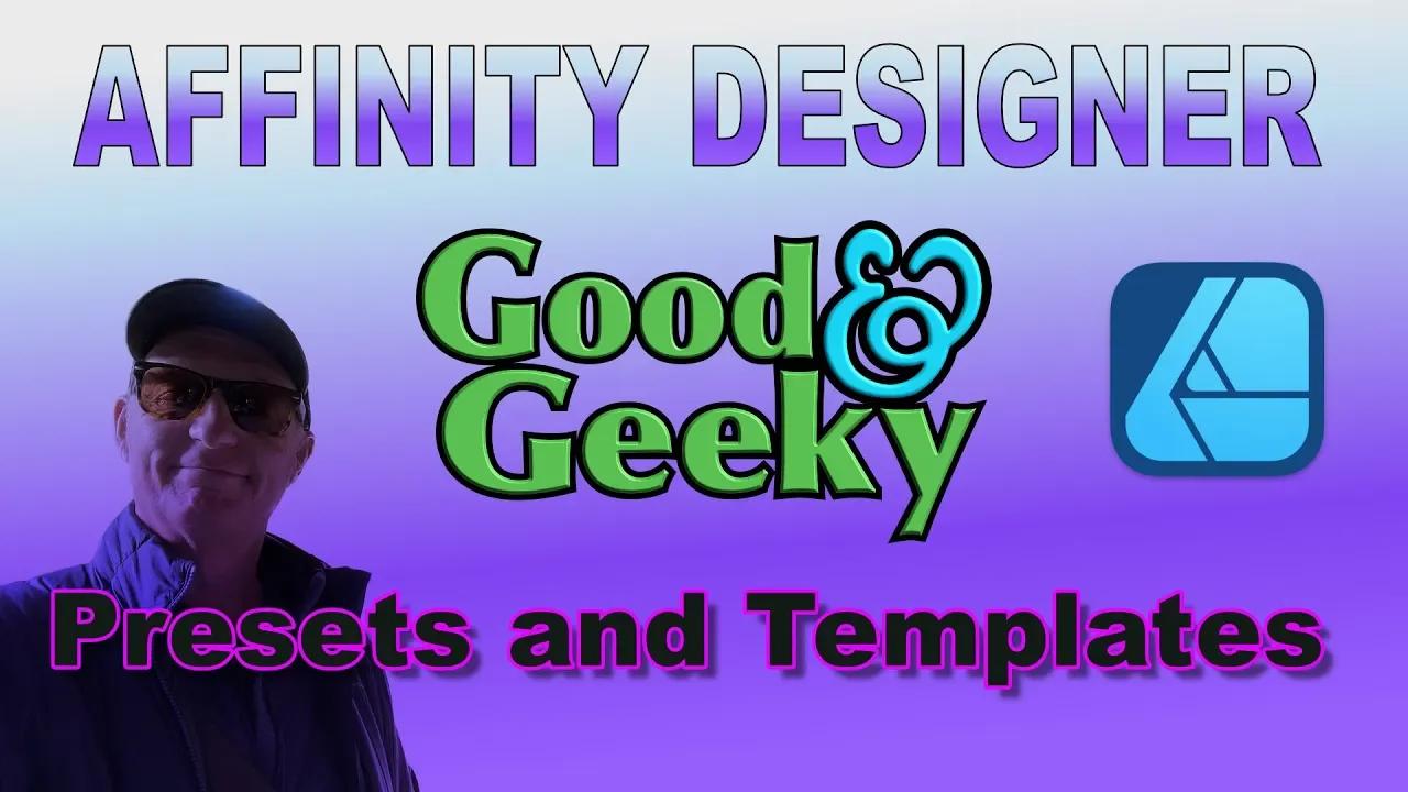 Affinity Designer Presets and Templates - Which is What??