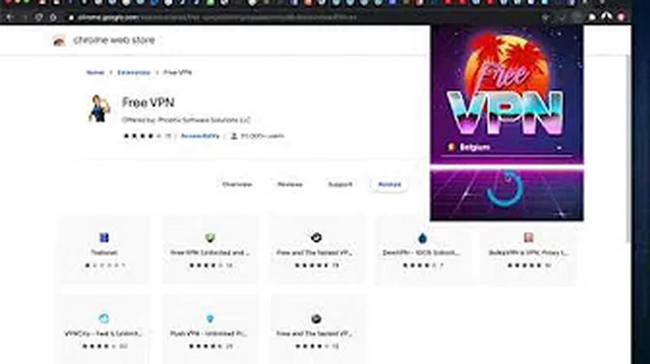 How to install Free VPN Google Chrome Extension