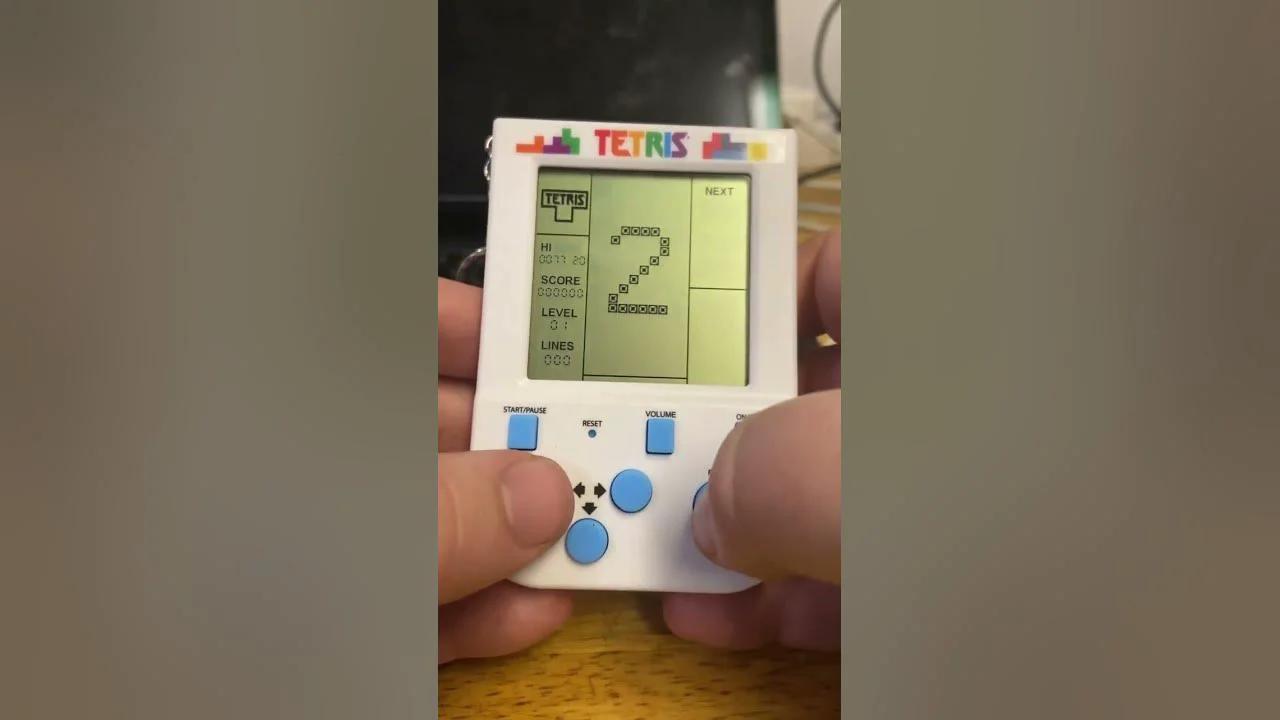 Portable Tetris game from Home Bargains UK