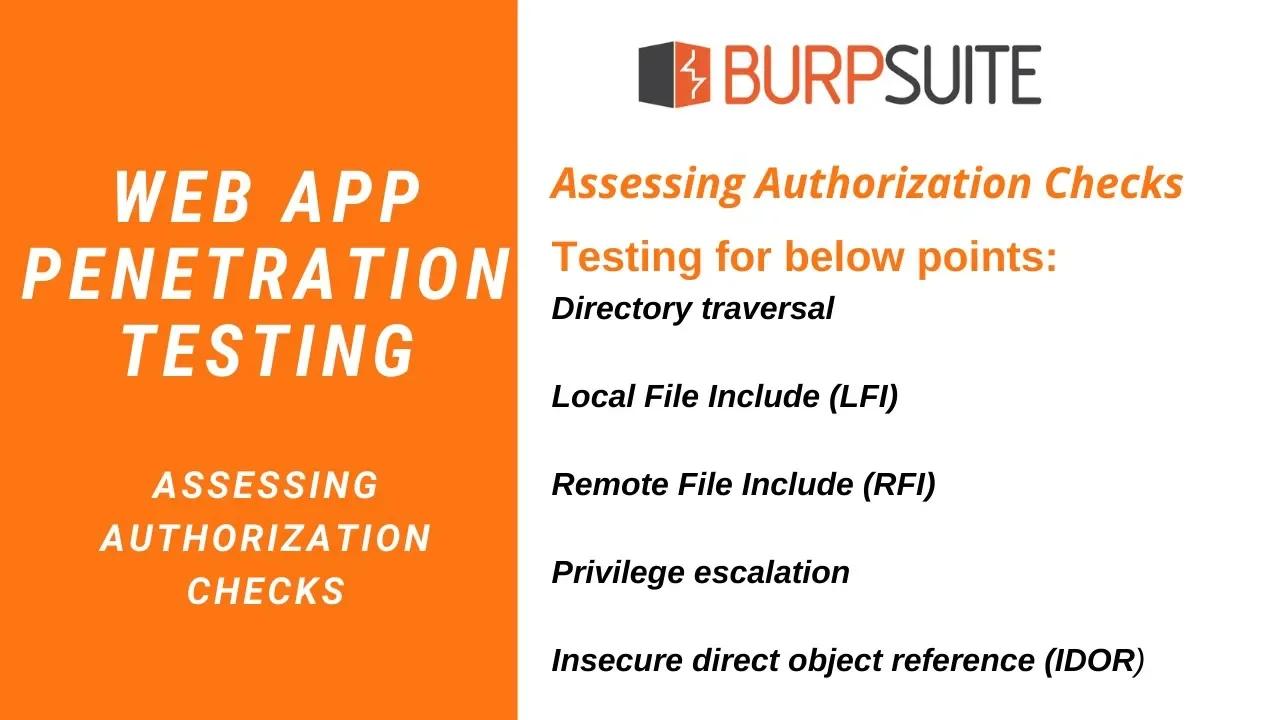 Web App Penetration Testing - #5 - Assessing Authorization Checks