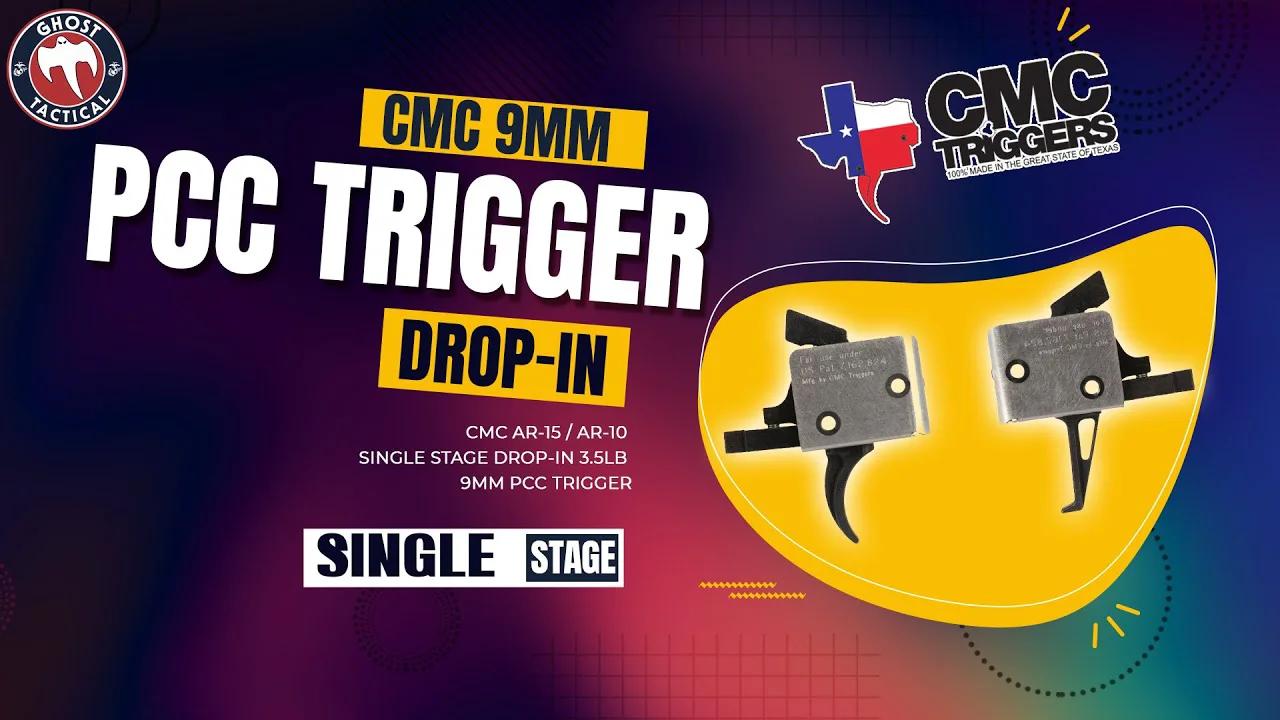 CMC TRIGGERS 9MM PCC SINGLE STAGE DROP-IN TRIGGER