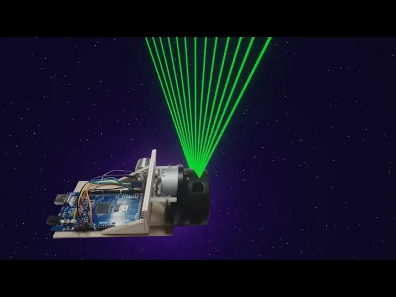 Laser Harp with LIDAR and Arduino