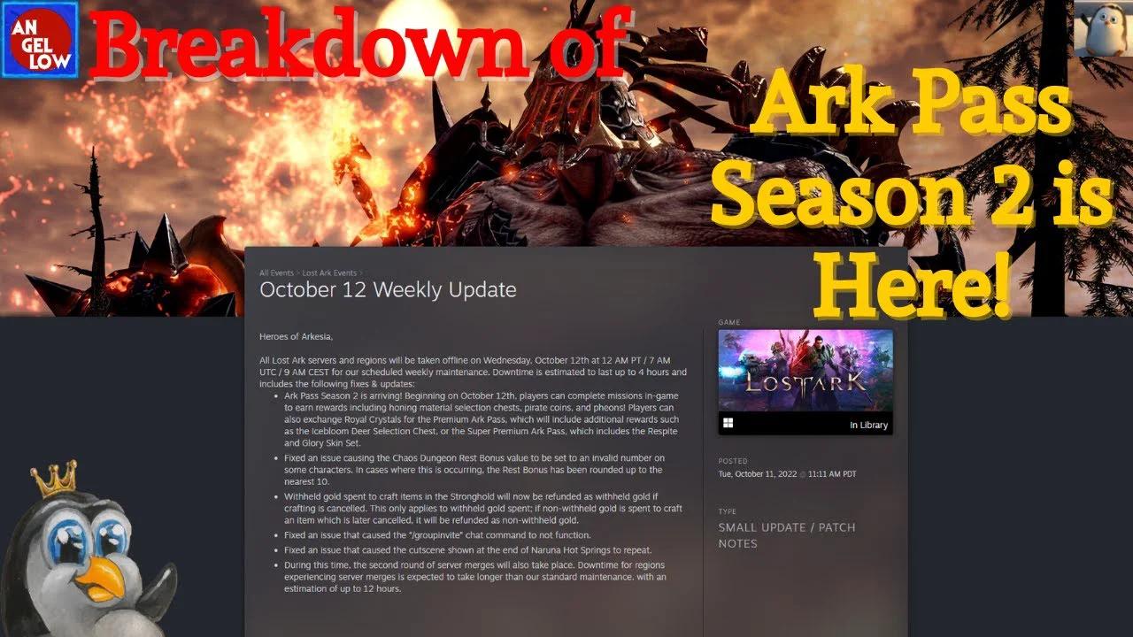Breakdown of the October 12 Weekly Update! Not listed on Website this ...