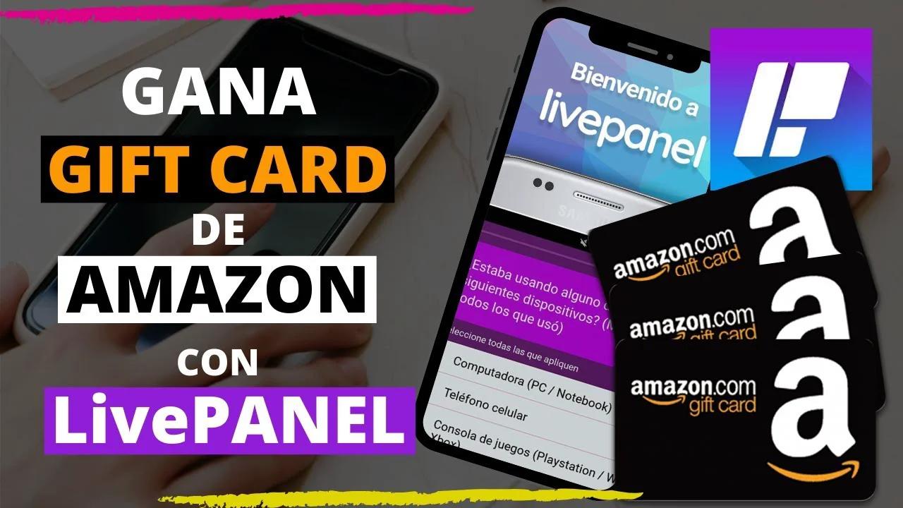 Como GANAR GIFT CARD de AMAZON con LIVEPANEL