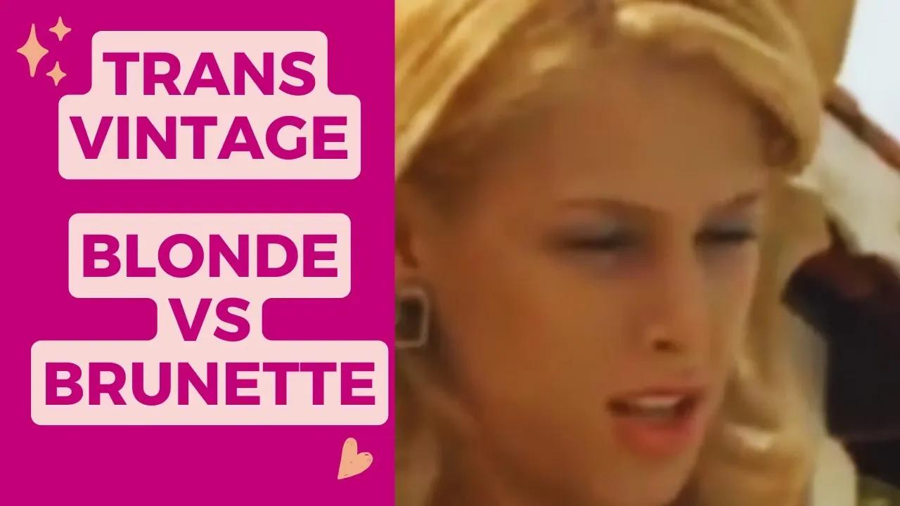 Trans Beauty Portrait - Transgender Vintage - Blonde Vs Brunette - LGBT