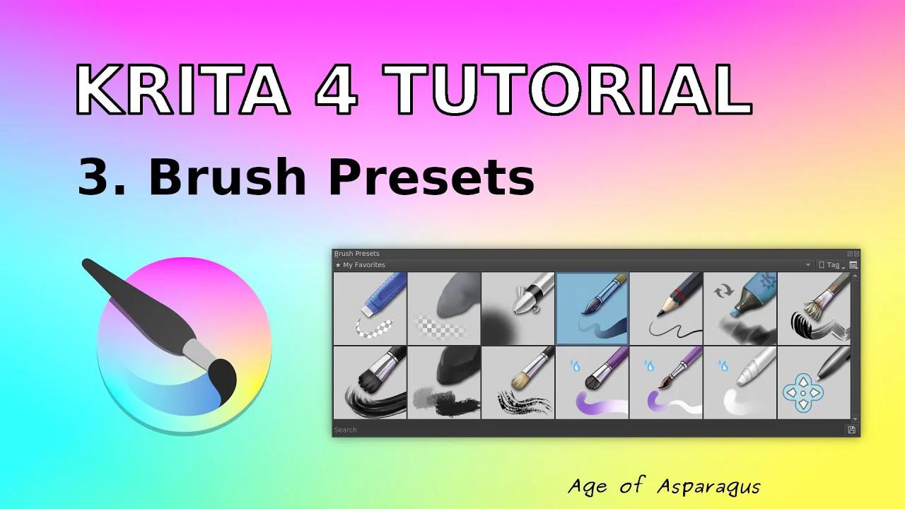 Krita Tutorial #3 Brush Presets
